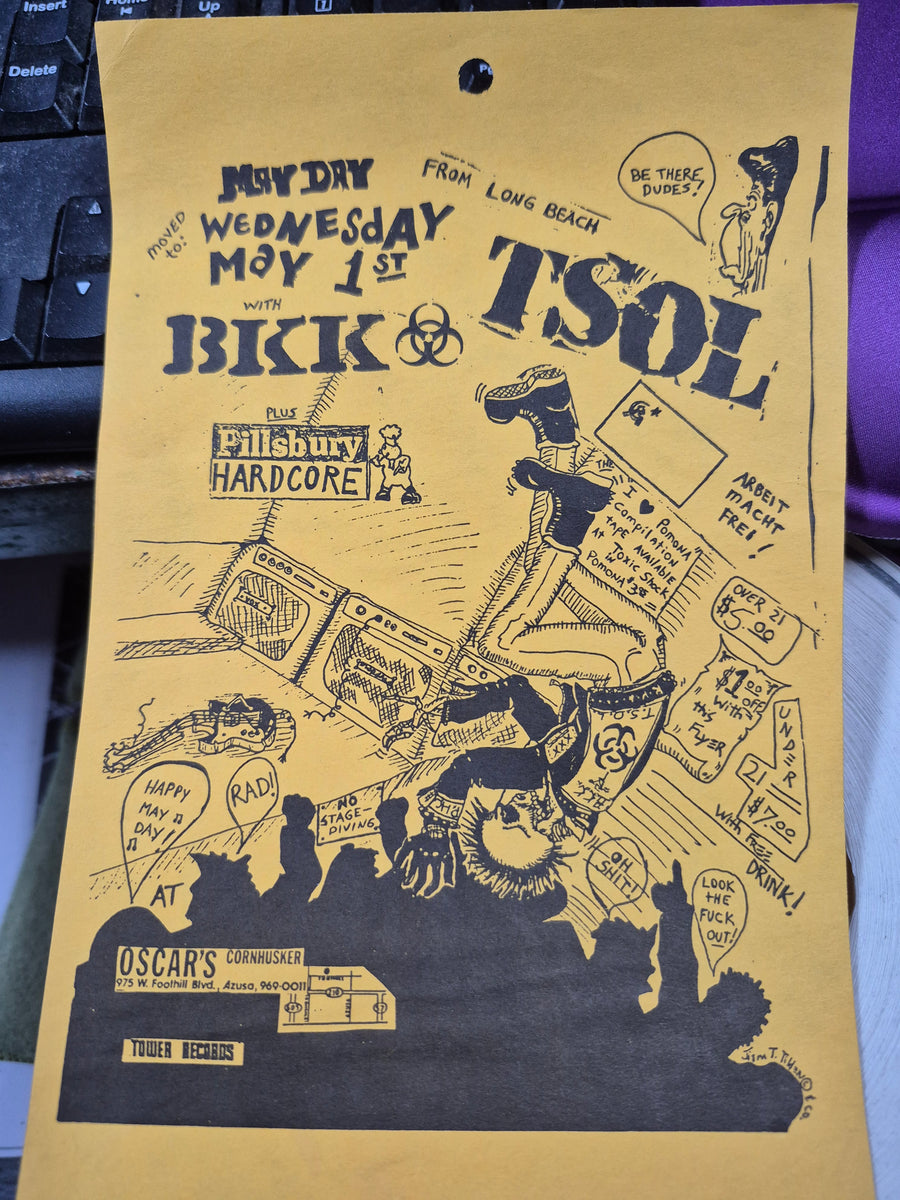 $10 PUNK FLYER - (5.5 x 8.5) TSOL PILLSBURY HARDCORE ...