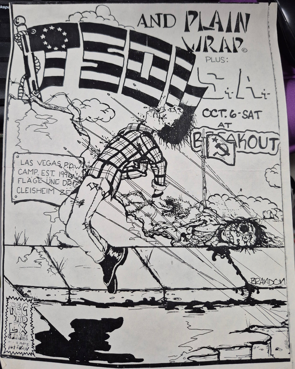 $30 PUNK FLYER - (8.5x11) TSOL PLAIN WRAP – pukenvomitrecords.com