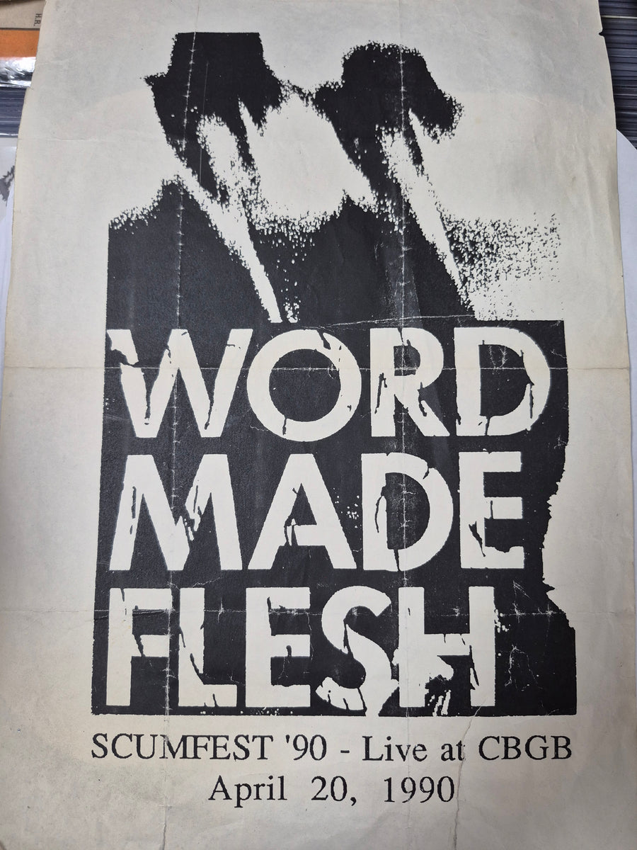 $5 PUNK FLYER - (11 x 17) Word Made Flesh – pukenvomitrecords.com