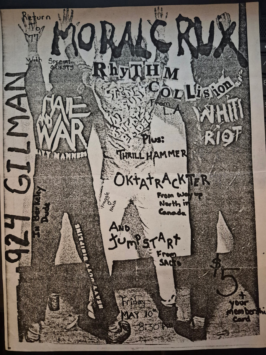 $10 PUNK FLYER - (11 x 8.5) Moral Crux – pukenvomitrecords.com