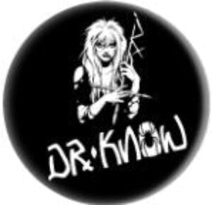 DR KNOW button (1 inch) – pukenvomitrecords.com