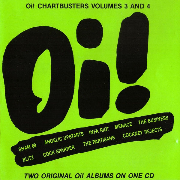 Comp - Oi! Chartbusters Volumes 3 And 4 USED CD – pukenvomitrecords.com