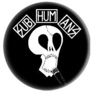 SUBHUMANS SKULL button (1 inch) – pukenvomitrecords.com