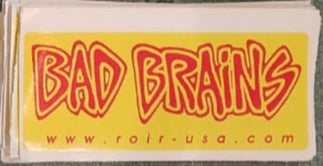 PINS/STICKERS/MISC - Bad Brains Sticker – pukenvomitrecords.com