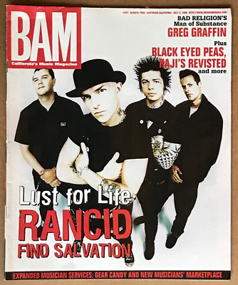 Rancid - Bam 1998 USED MAGAZINE – pukenvomitrecords.com