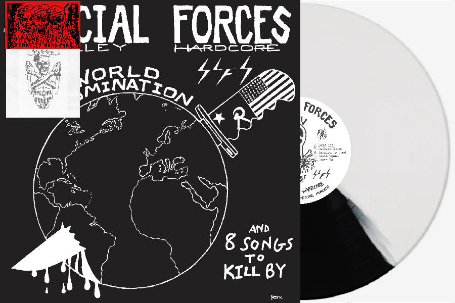 Special Forces - World Domination & 8 Songs to Kill By NEW LP (white a ...