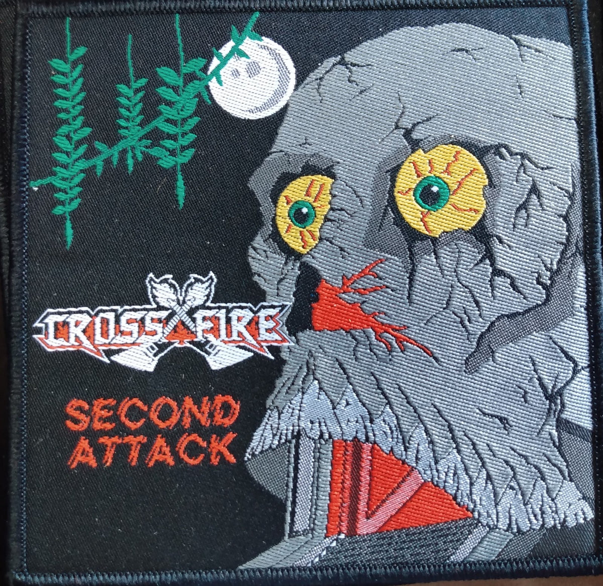 CROSSFIRE Second Attack EMBROIDERED PATCH – pukenvomitrecords.com