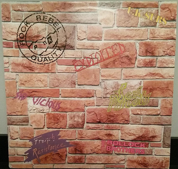 Comp Rock Rebel Quality Best British Punk Used Lp