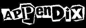APPENDIX LOGO sticker – pukenvomitrecords.com