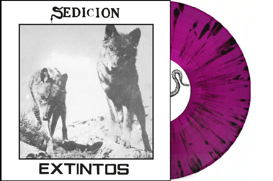 Sedicion - Extintos NEW LP (indie exclusive purple with black splatter ...