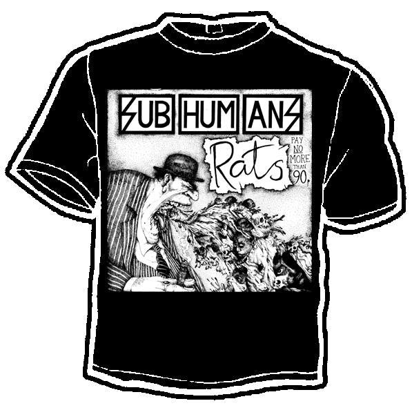 SUBHUMANS RATS shirt – pukenvomitrecords.com